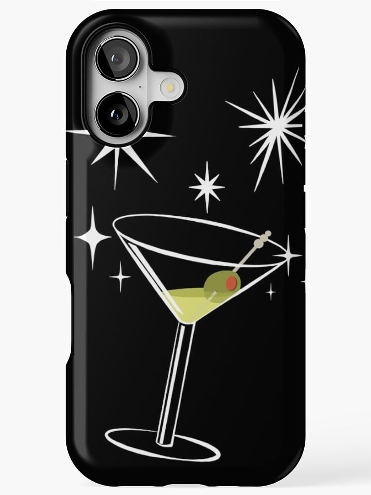 1950s Party Cocktail Retro Style Phone Case for iPhone 17 16 15 14 13 ...