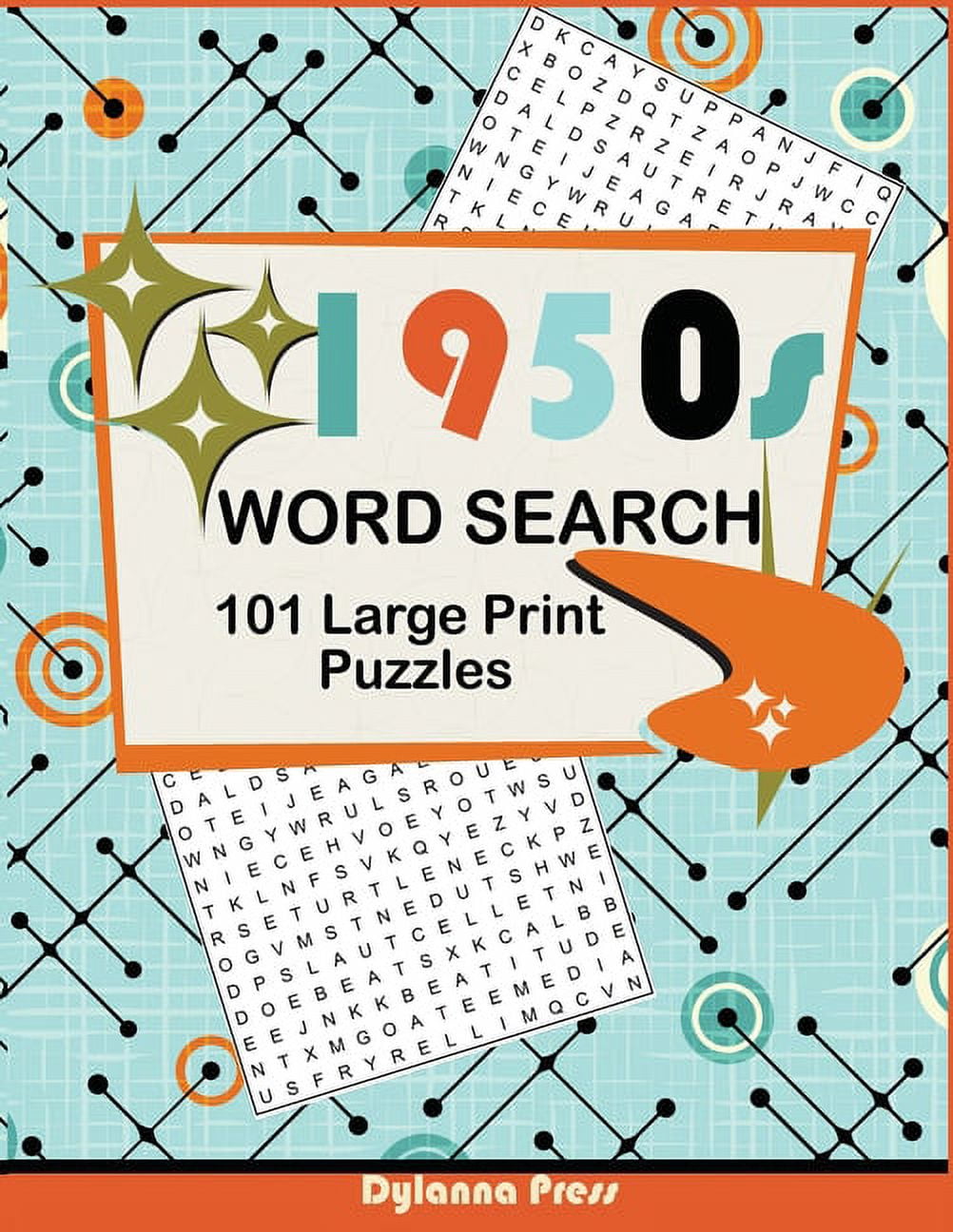 1950s Word Search Puzzle Book (Paperback)(Large Print) - Walmart.com