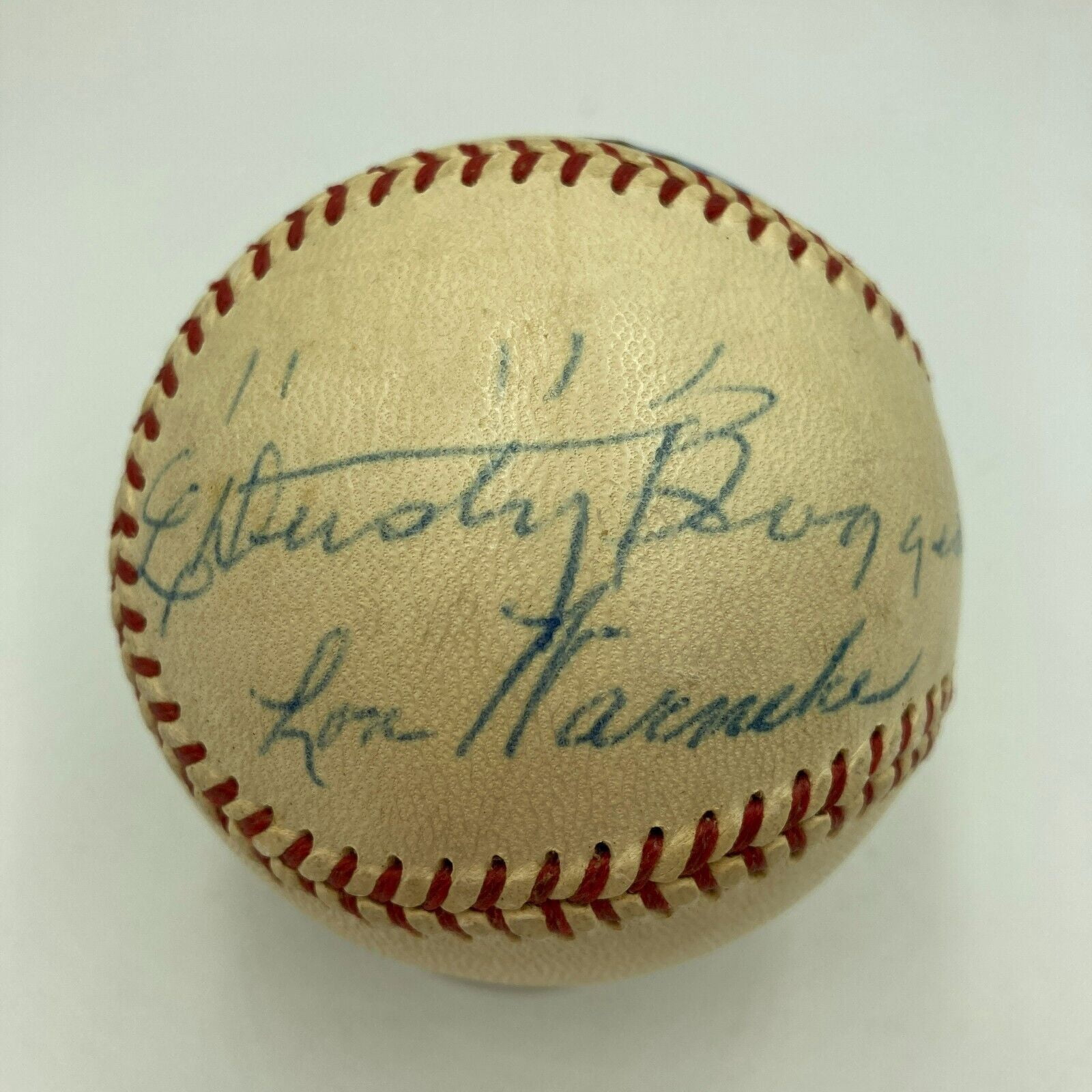 1952 All Star Game Signed Game Used Baseball MEARS Mantle First All ...