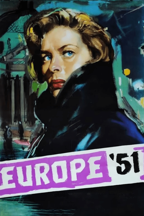 1952 Europe '51 Movie Poster 24x36 Italian Drama Classic Film - Walmart.com
