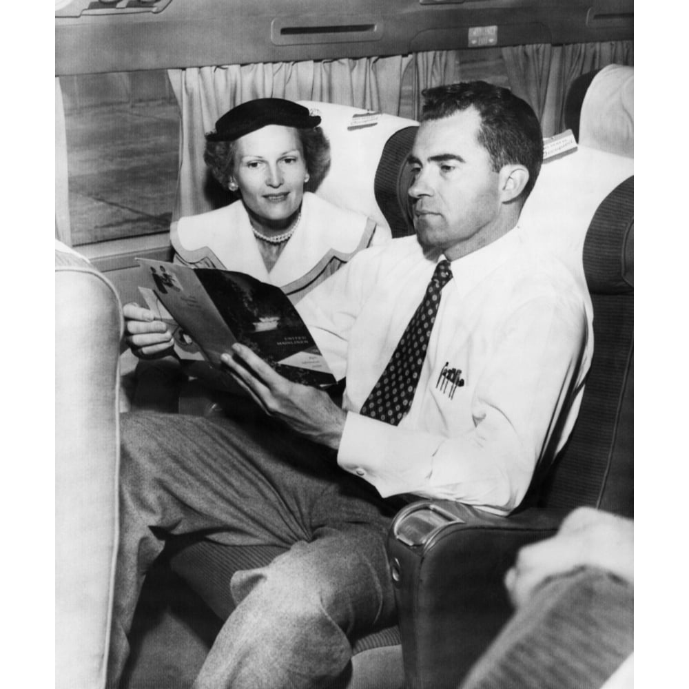 1952 Presidential Campaign. Patricia Nixon With Senator And Vice ...