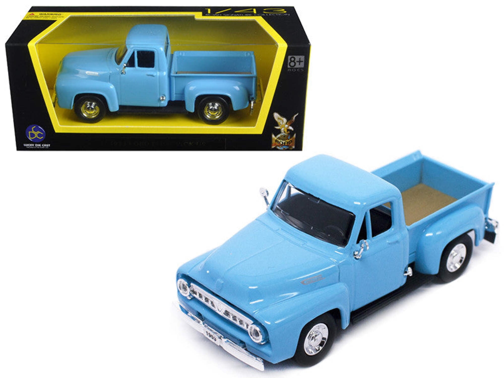 1953 Ford F-100 Pick Up Truck Light Blue 1/43 Diec - Walmart.com