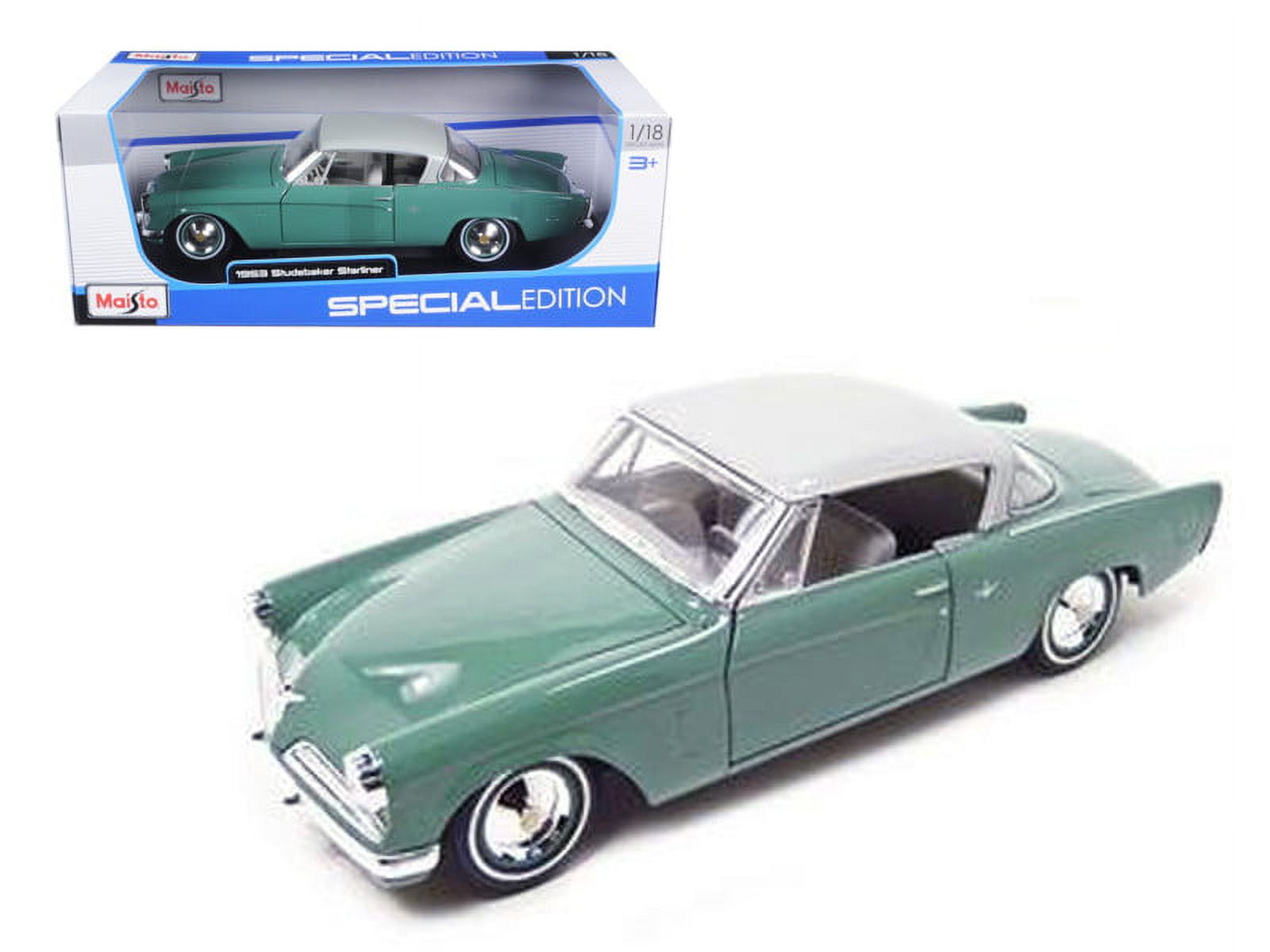 1953 Studebaker Starliner Green 1/18 Diecast Model Car by Maisto ...