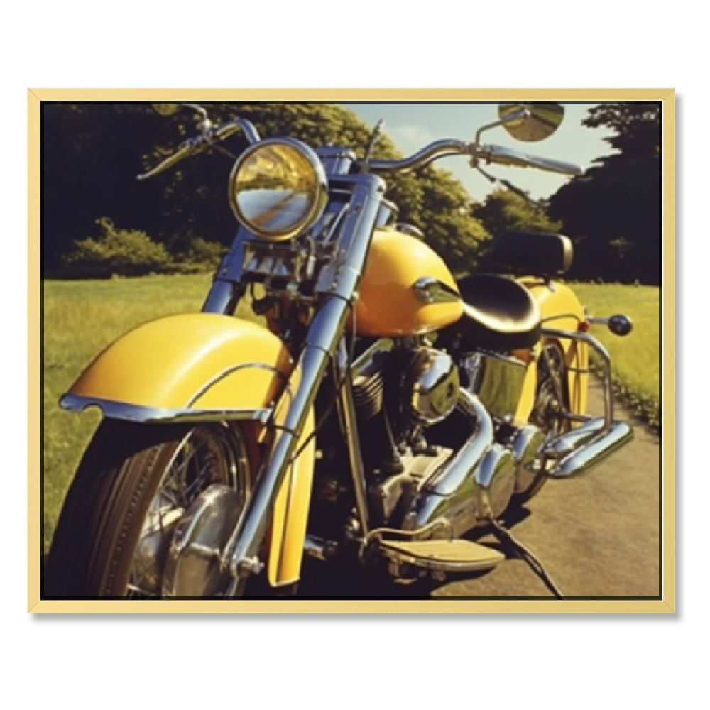 1954 Panhead Harley Davidson Motorcycle Wall Decor Art Print Poster ...
