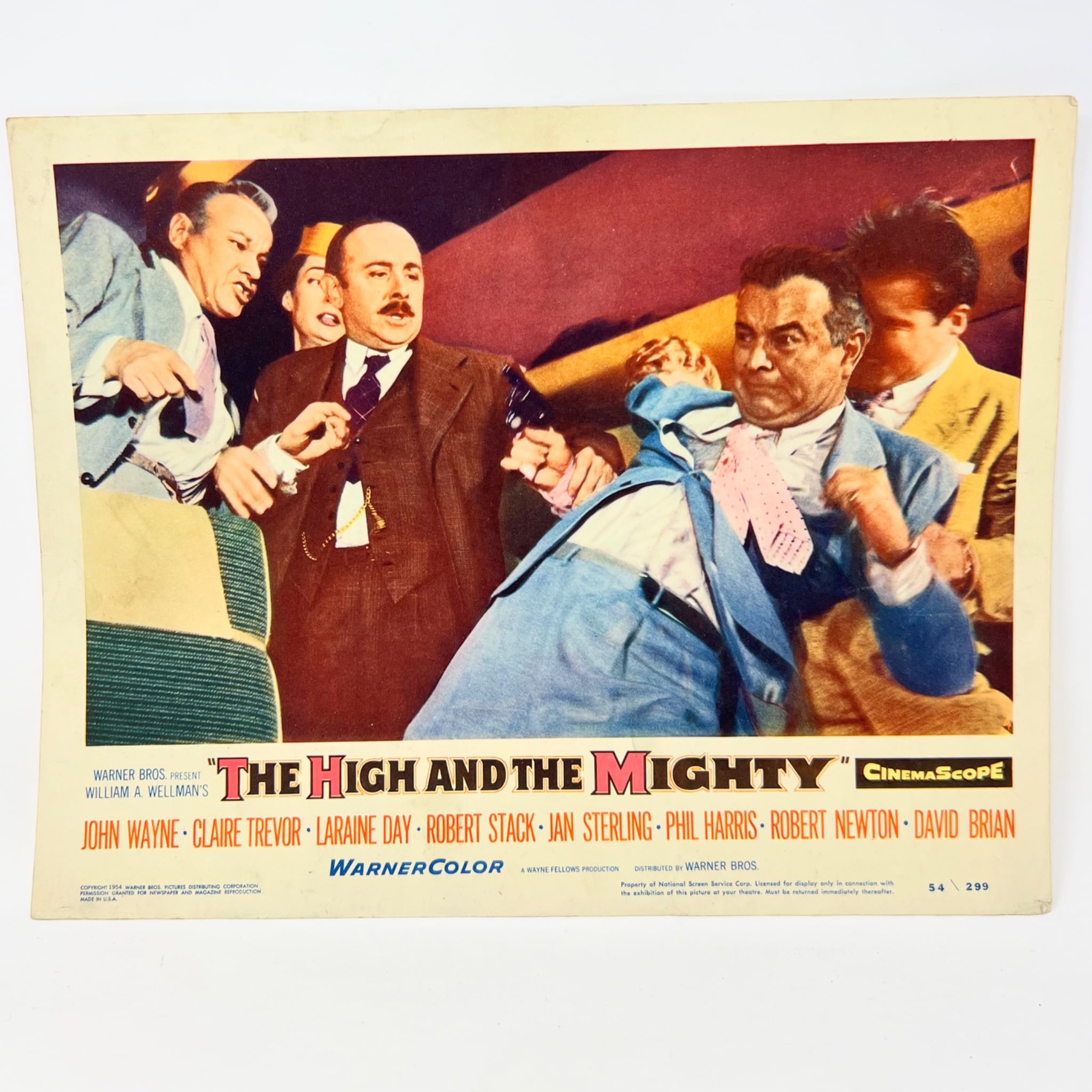 1954 The High and The Mighty Lobby Card Movie Poster (b) - Walmart.com