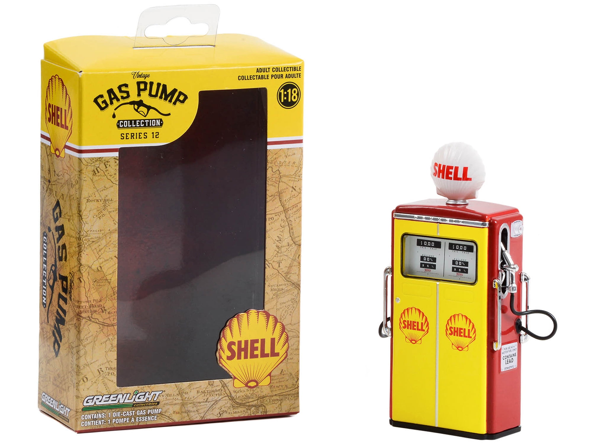 1954 Tokheim 350 Twin Gas Pump Shell Oil Yellow and Philippines | Ubuy