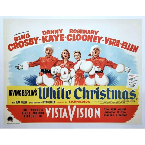 1954 White Christmas Movie Poster Print > Bing Crosby > Danny Kaye ...