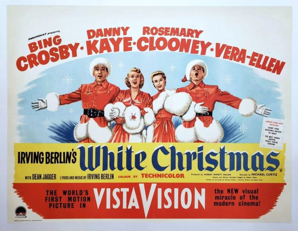 1954 White Christmas Movie Poster Print > Bing Crosby > Danny Kaye ...