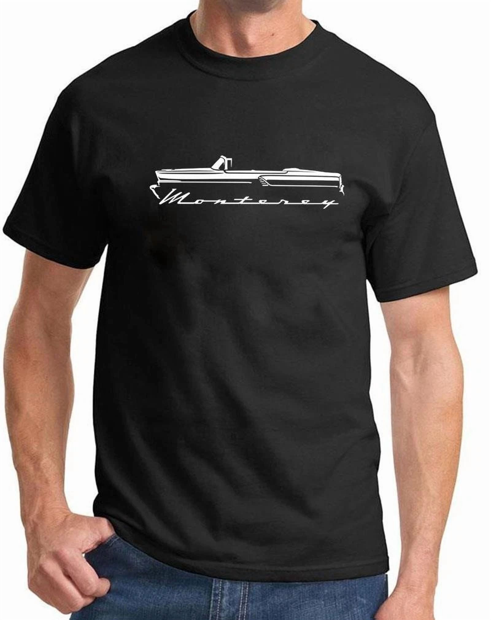 1955 1956 Mercury Monterey Convertible Outline Design Tshirt NEW COLORS ...
