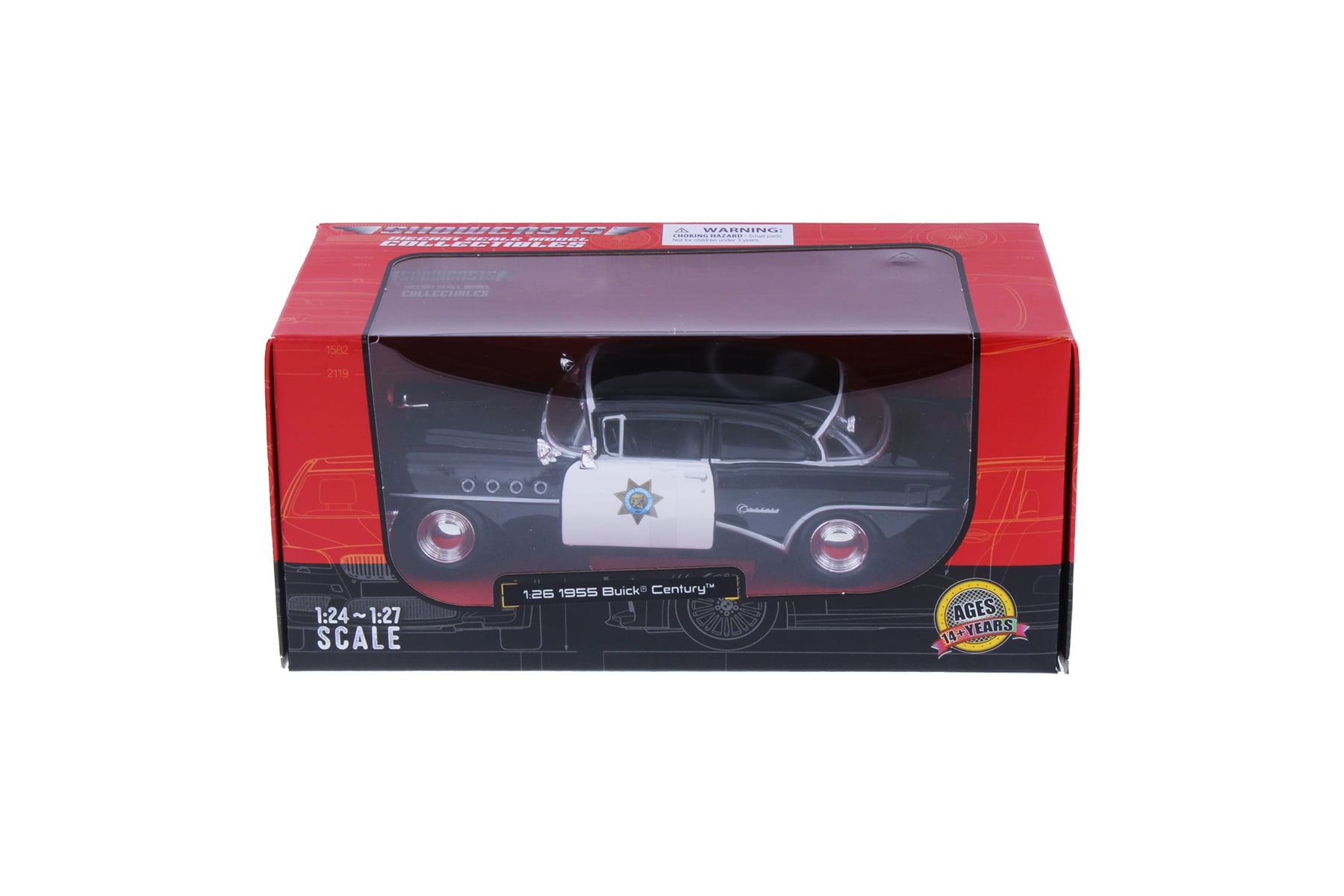 1955 Buick Century California Highway Patrol, Black - Showcasts 38295BK ...