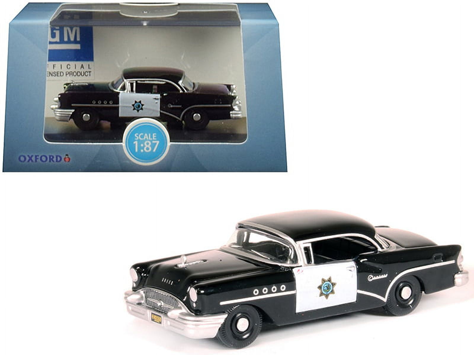 1955 Buick Century "California Highway Patrol" (CHP) Black 1/87 (HO ...