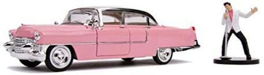 1955 Cadillac Fleetwood Collectible Toy Car with Elvis Presley Figure ...