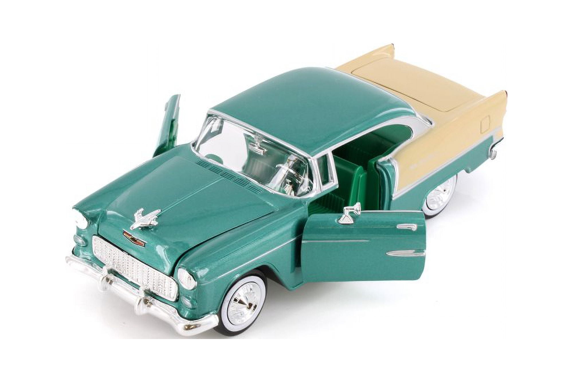 1955 Chevy Bel Air Hardtop, Green - Showcasts 77229D - 1/24 Scale ...