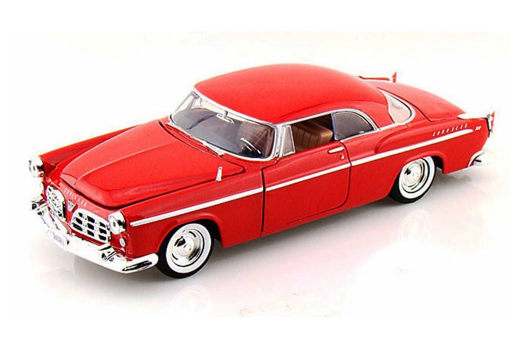1955 Chrysler C300 Hardtop, Red - Showcasts 77302R - 1/24 Scale Diecast ...
