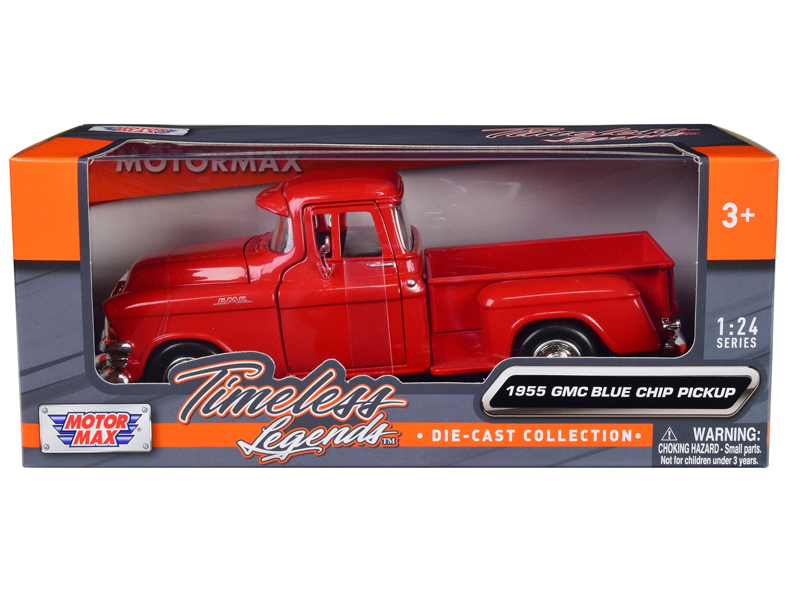 1955 GMC Blue Chip Pickup Truck Red "Timeless Legends" Series 1/24 ...