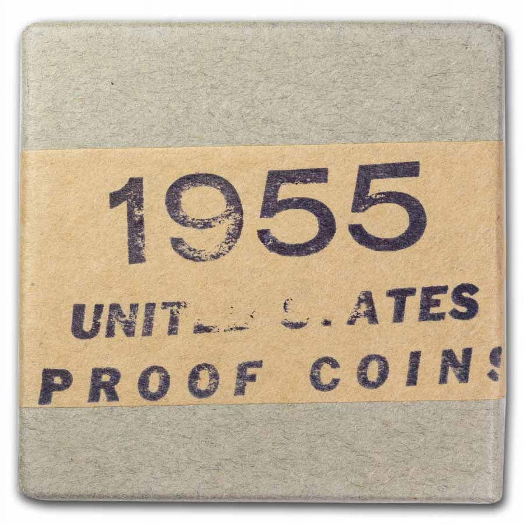 1955 U.S. Mint Proof Coin Set in Original Box - Walmart.com