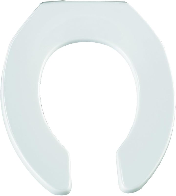 1955CT Commercial Open Front Plastic Toilet Seat, Heavy Duty Industrial ...