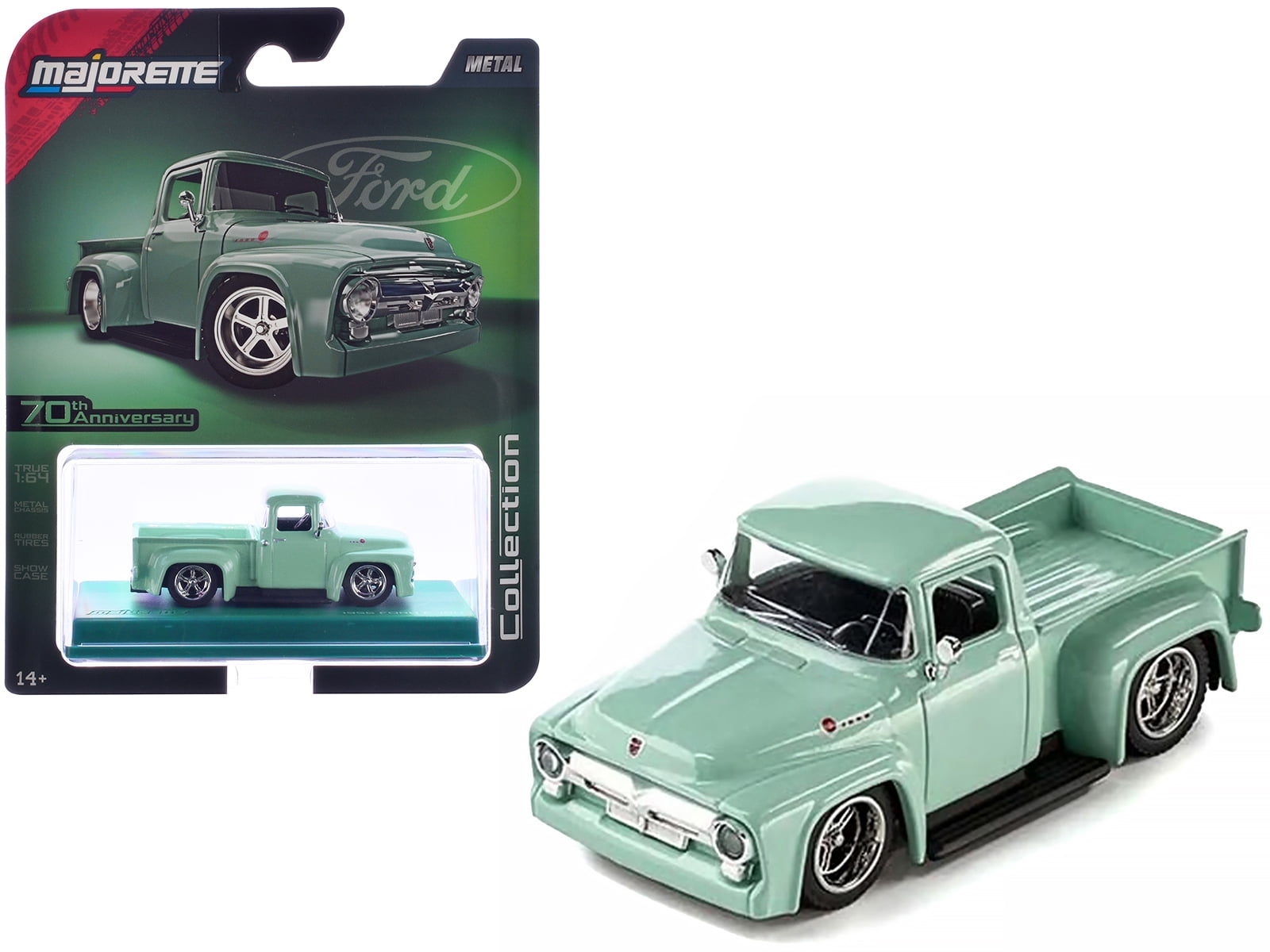 1956 Ford F-100 Pickup Truck Light Green "Collection" Series 1/64 ...