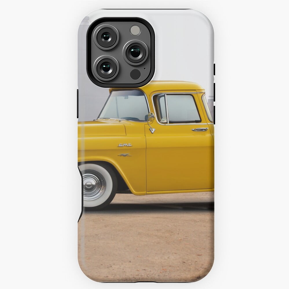 1956 GMC Tri Power Pickup Truck Art Phone Case for iPhone 16 15 14 13 ...
