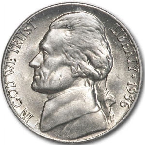 1956 Jefferson Nickel BU - Walmart.com