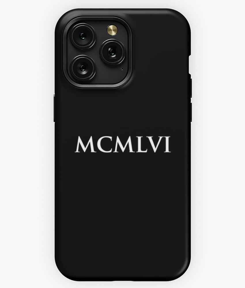 1956 MCMLVI Roman Numeral Year G6517 Phone Case for iPhone17 16 15 14 ...