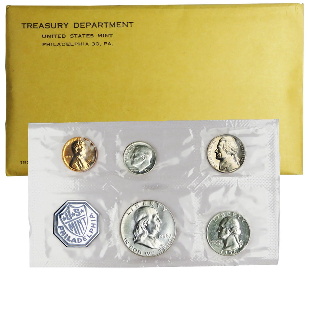 1956 U.S. Mint Proof Set Not Sealed - Walmart.com