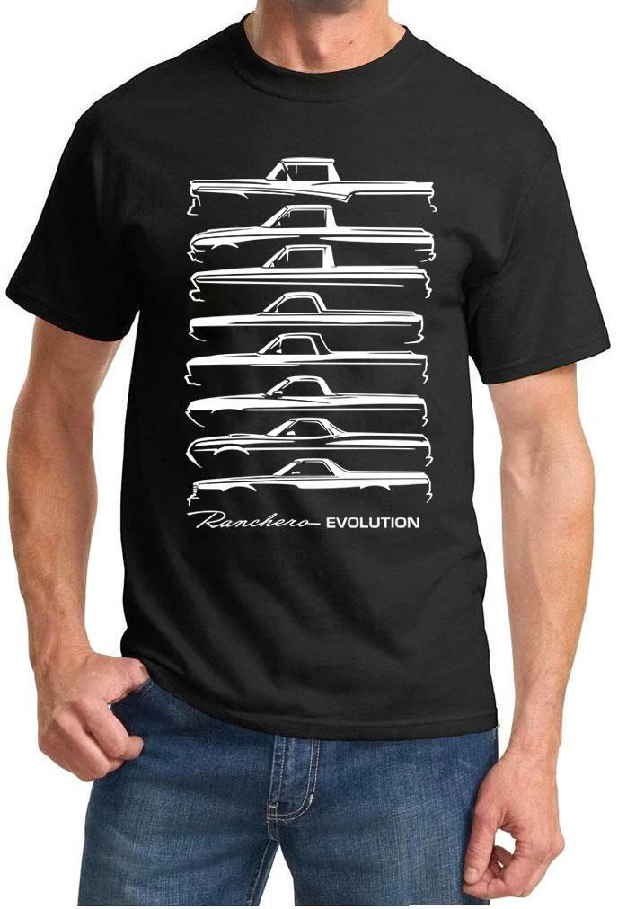1957-1979 Ford Ranchero Truck Evolution Classic Design Tshirt NEW ...