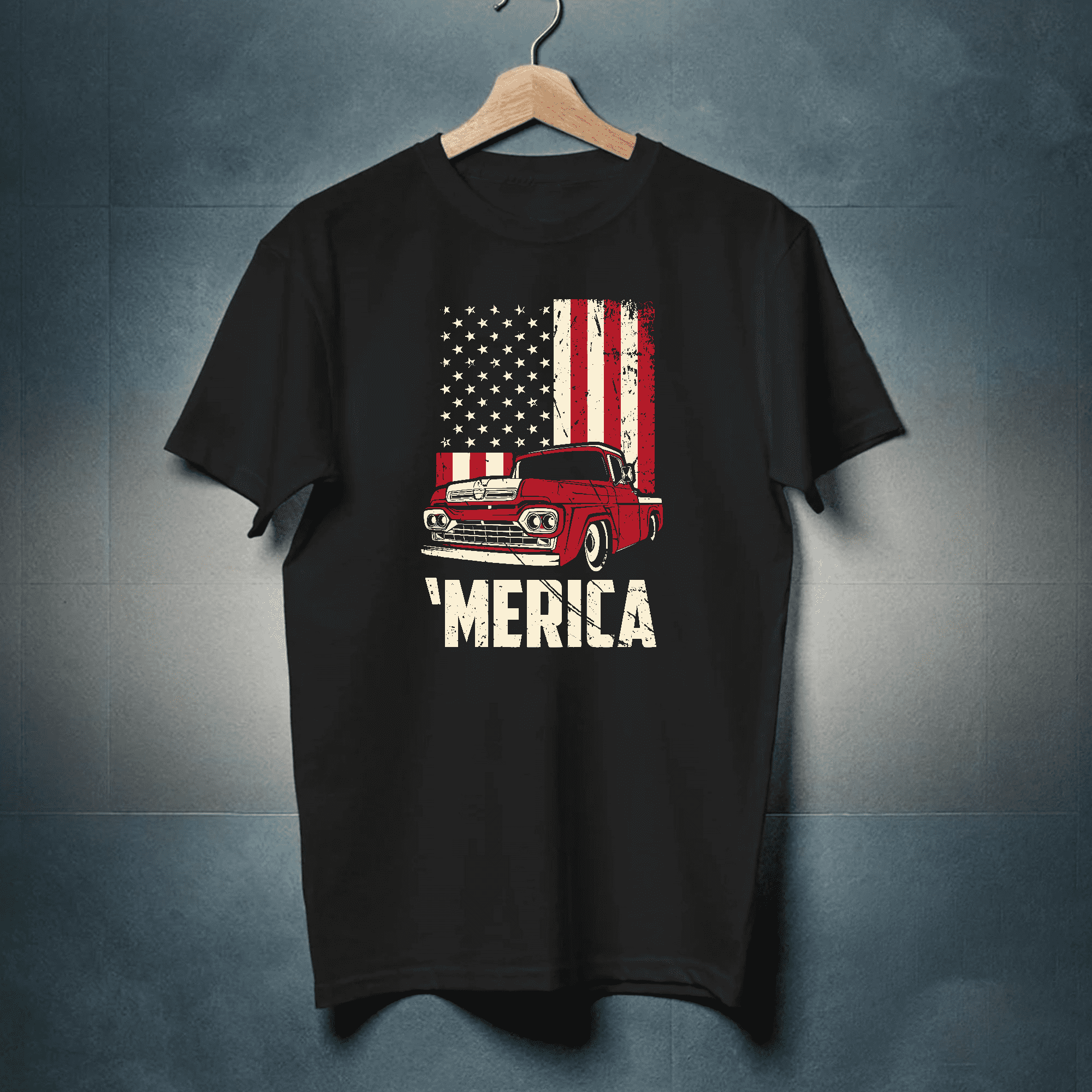 1957-60 Ford F-100 1960 'Merica Classic Pickup Truck Mens Graphic T ...