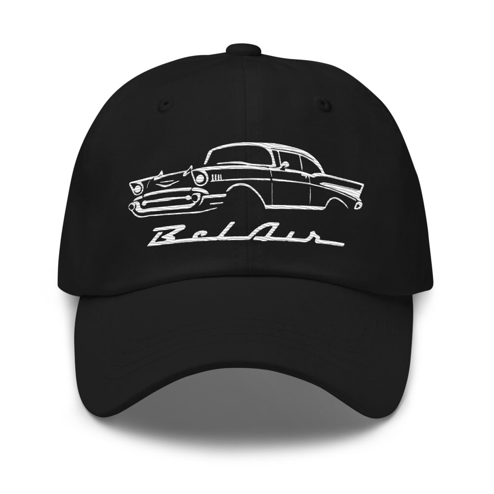 1957 Bel Air Dad hat for Antique Chevy Owners Classic Car Enthusiasts ...