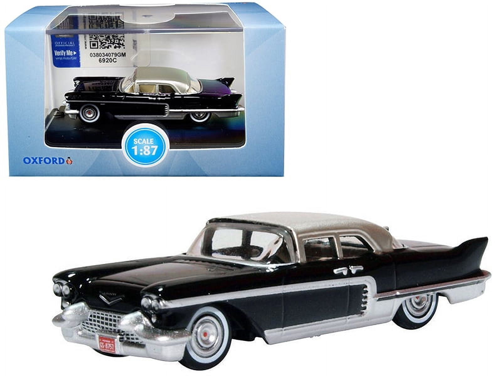 1957 Cadillac Eldorado Brougham Ebony Black with Silver Metallic Top 1/ ...