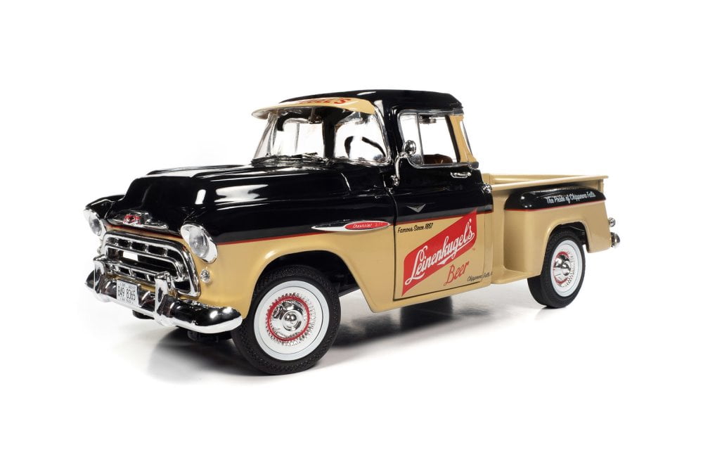 1957 Chevy 3100 Stepside Pickup, Leinenkugle's Beer - Auto World AW311 ...