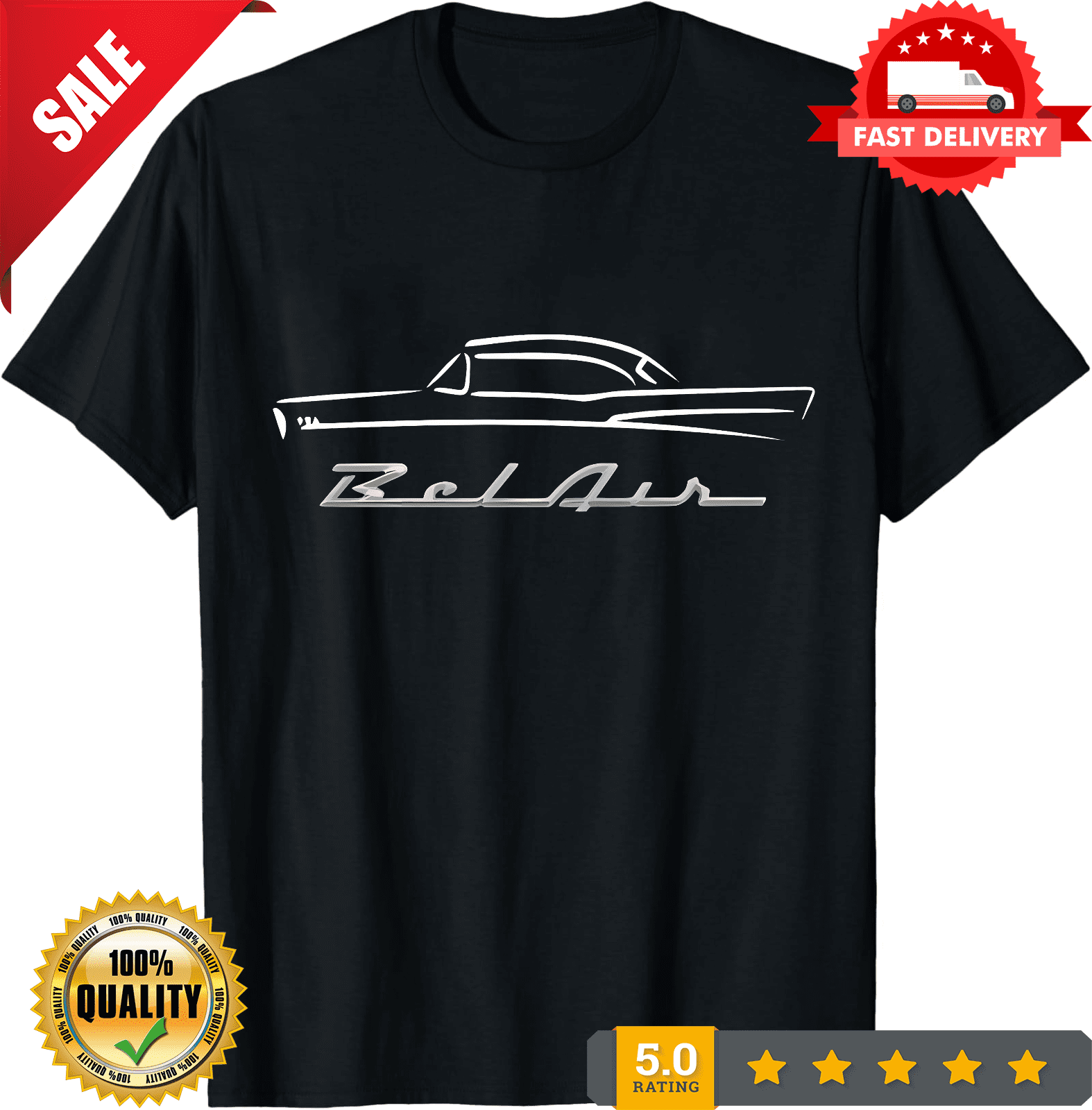 1957 Chevy 57 Belair Bel Air Outline Antique American Collector Car ...