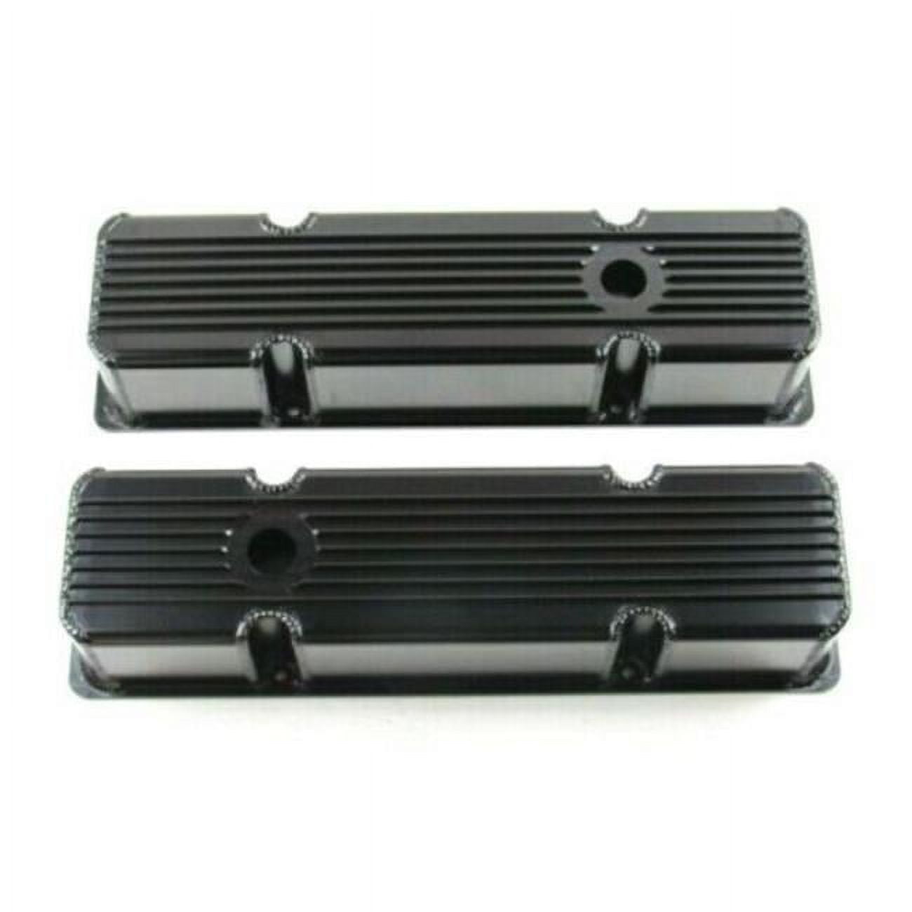 1958-1987 SBC Fabricated Tall Aluminum Finned Valve Cover with Holes ...
