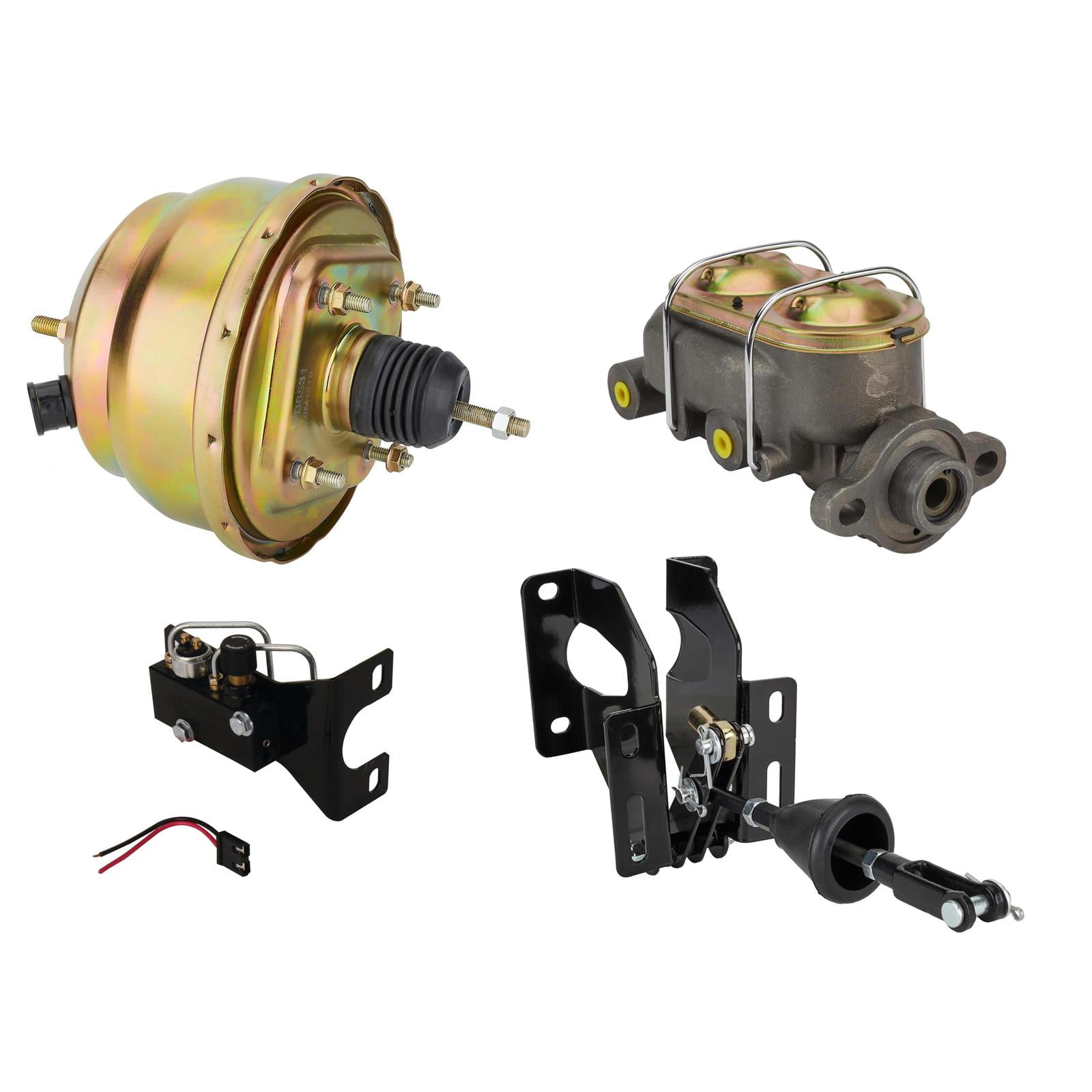 1958-64 Chevy Car 8 Inch Brake Booster & Master Cylinder Kit - Walmart.com