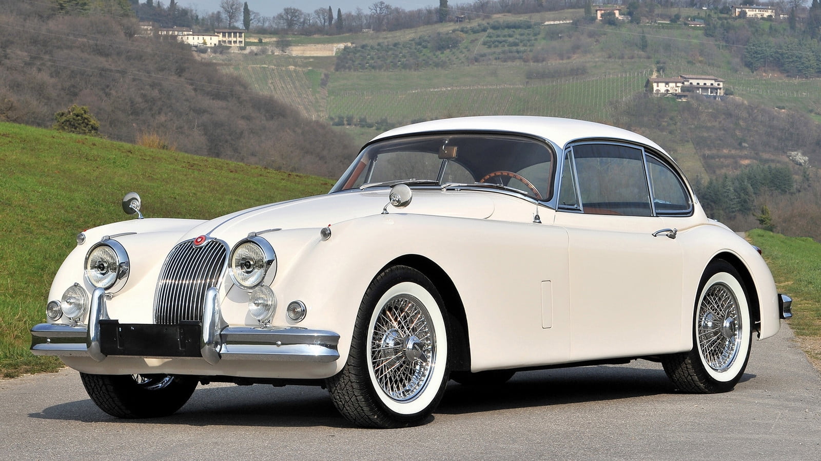1958 Jaguar XK150 Fixed Head Coupe Car - 24x36 Inch Laminated Poster ...
