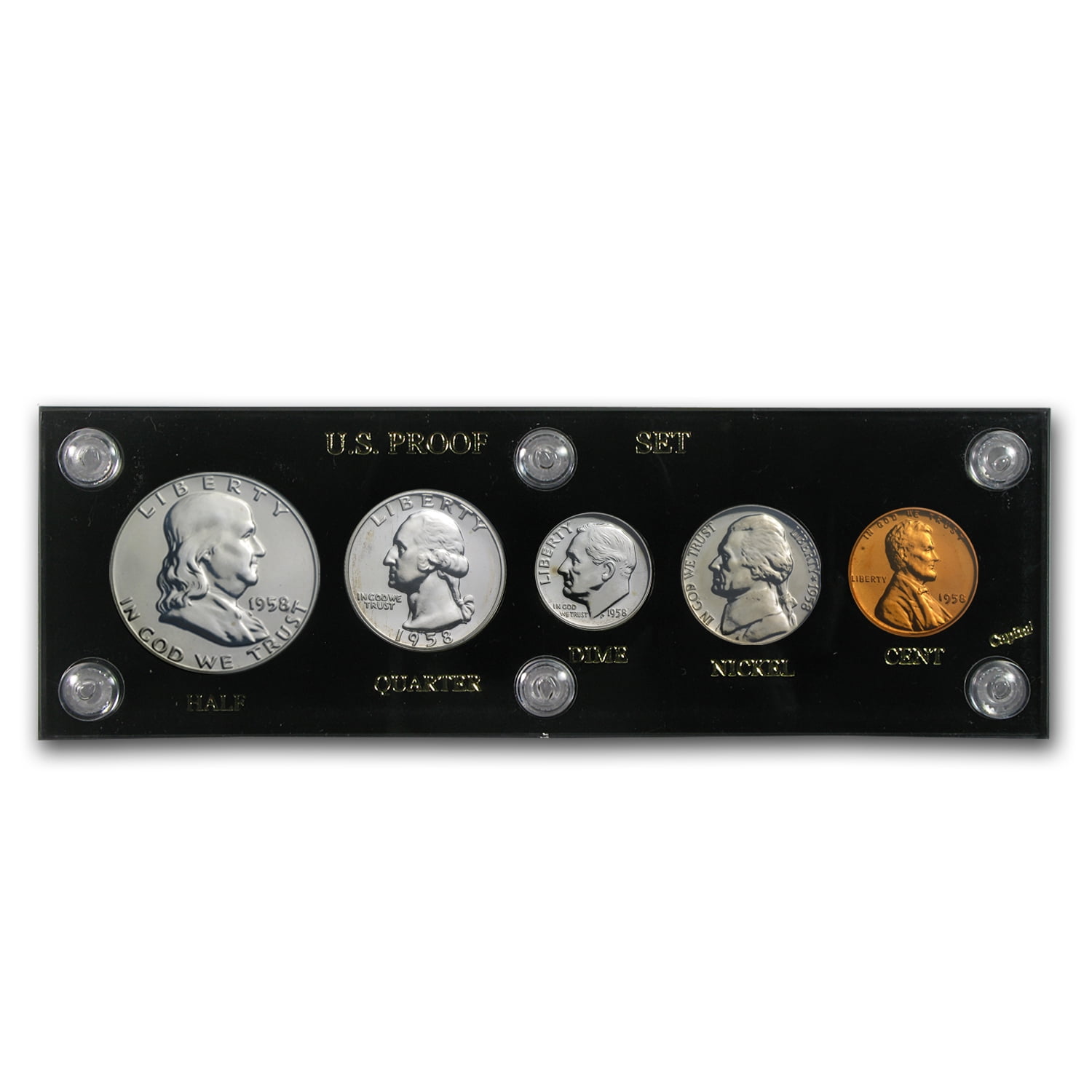 1958 U.S. Proof Set (Hard Plastic Holder) - Walmart.com