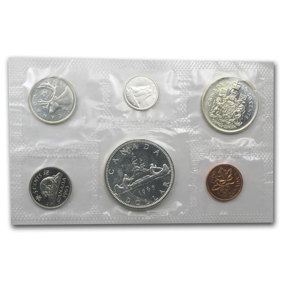 1959-1966 Canada 6-Coin Silver Prooflike Set (ASW 1.11) - Walmart.com