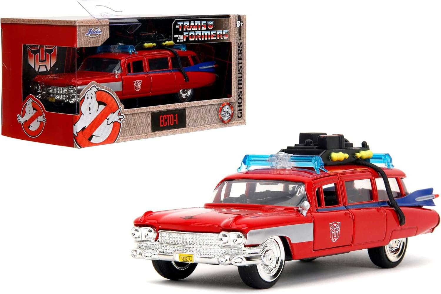 1959 Cadillac Ambulance Ecto-1 Red "Transformers" TV - "Ghostbusters ...