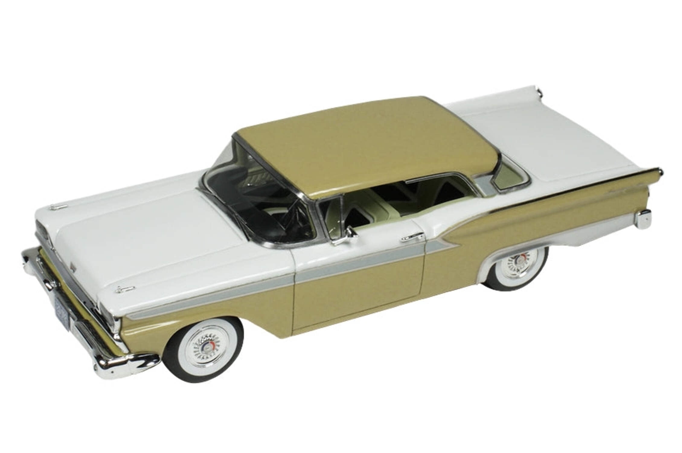 1959 Ford Fairlane 500 Inca Gold and White with Light Green Interior ...