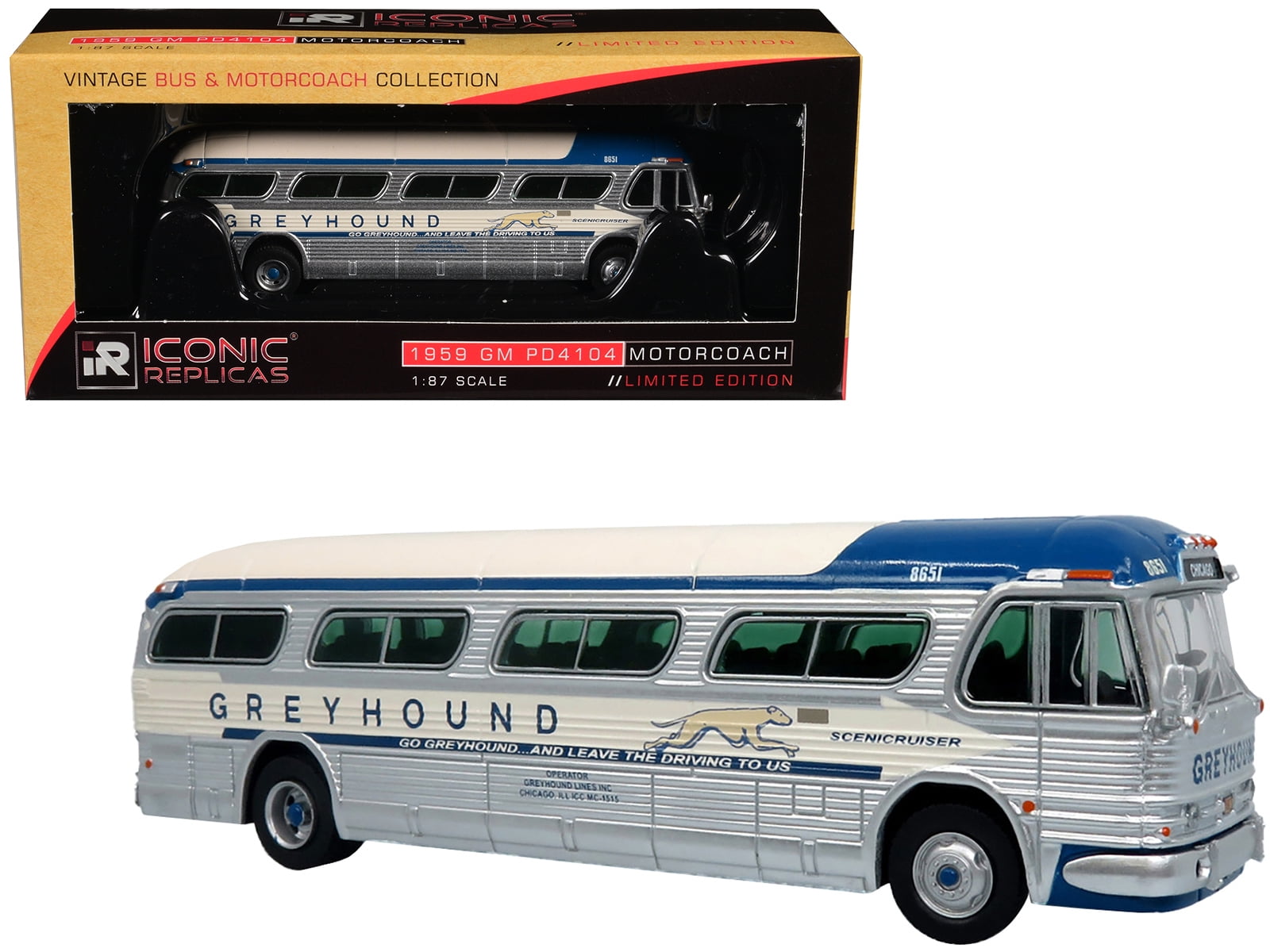 Greyhound Bus Diecast
