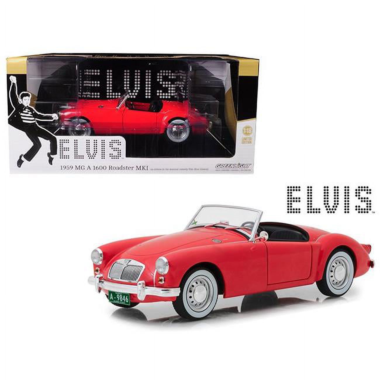 1959 MG A 1600 Roadster MKI Red \Blue Hawaii\" (1961) Movie \"Elvis ...