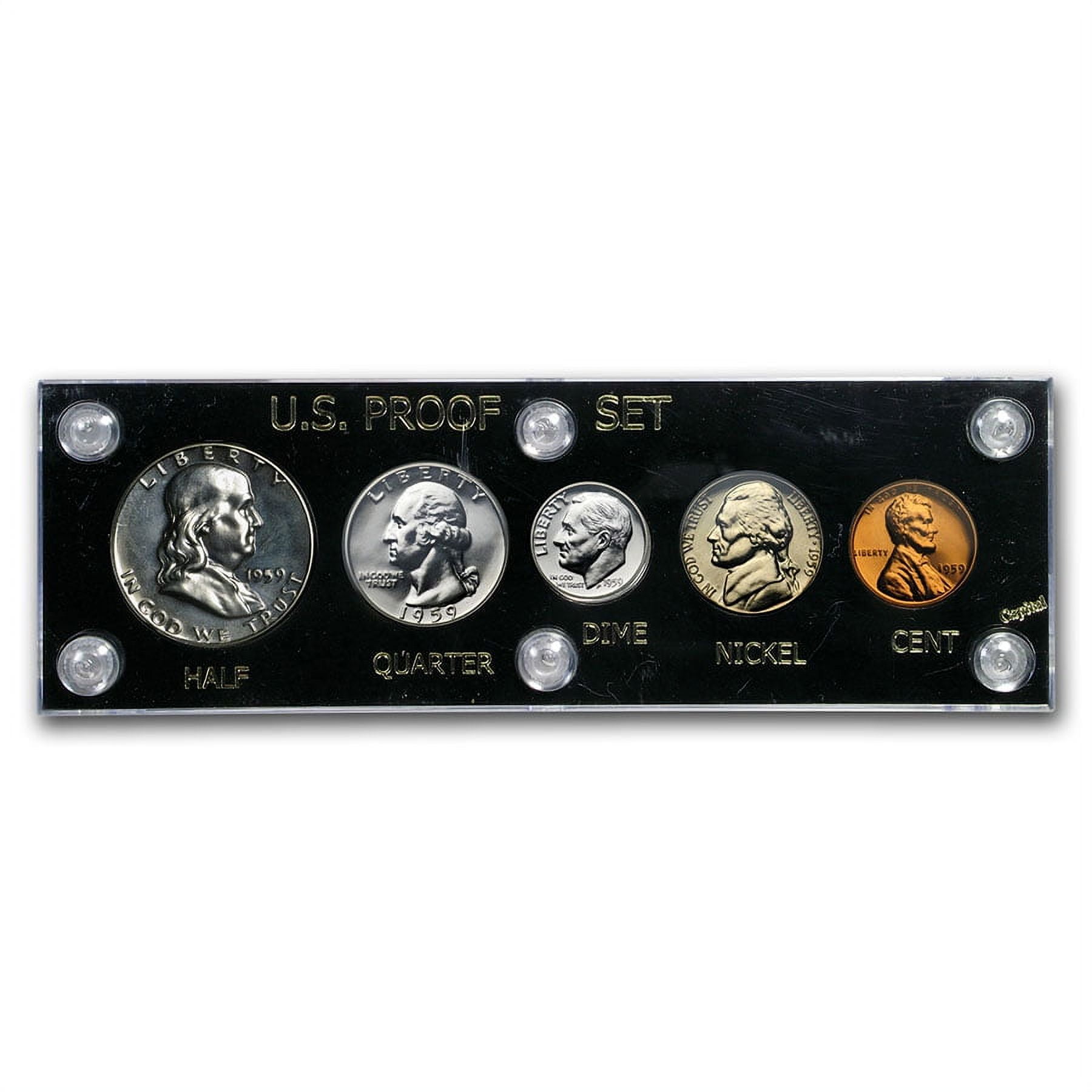 1959 U.S. Proof Set (Hard Plastic Holder) - Walmart.com