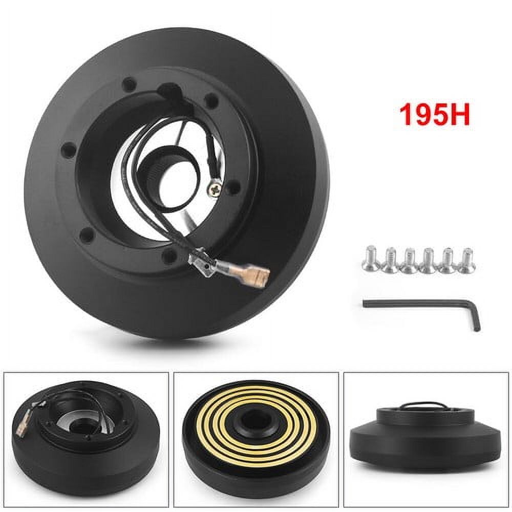195H Steering Wheel Mount Short Hub Adapter Black For Mercedes Benz ...