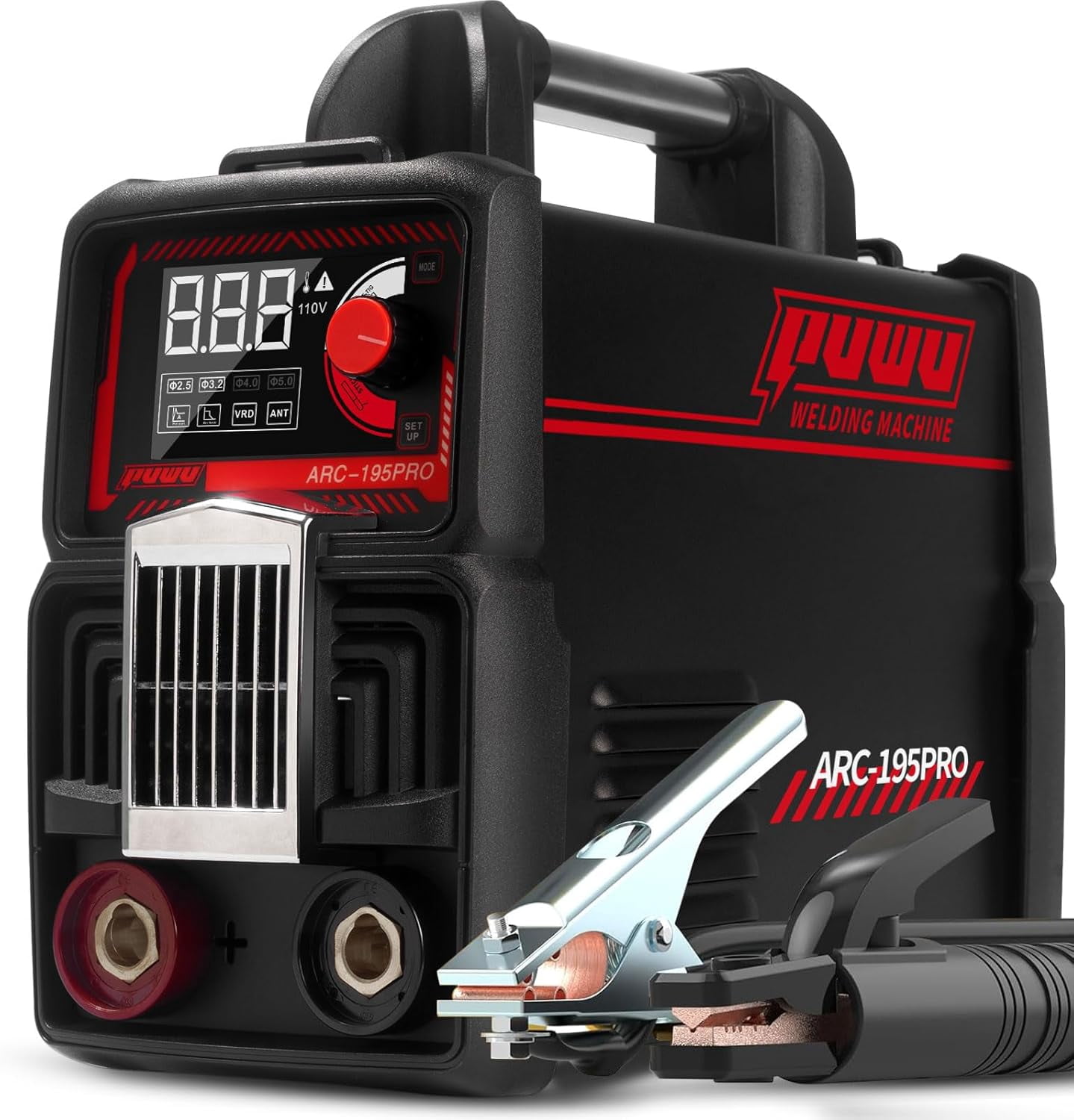 195A Stick Welder Digital Dual Voltage Welding Machine 110/220V Dual ...
