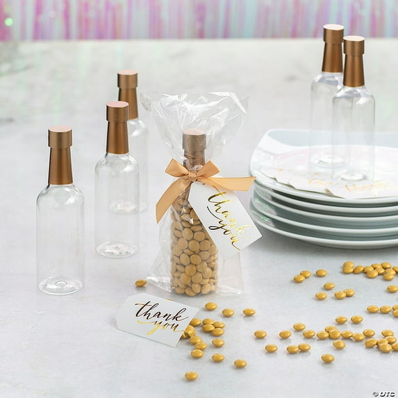 196 Pieces 6 1/4" 7 oz. Mini Champagne Bottle Party Favor & Handouts ...