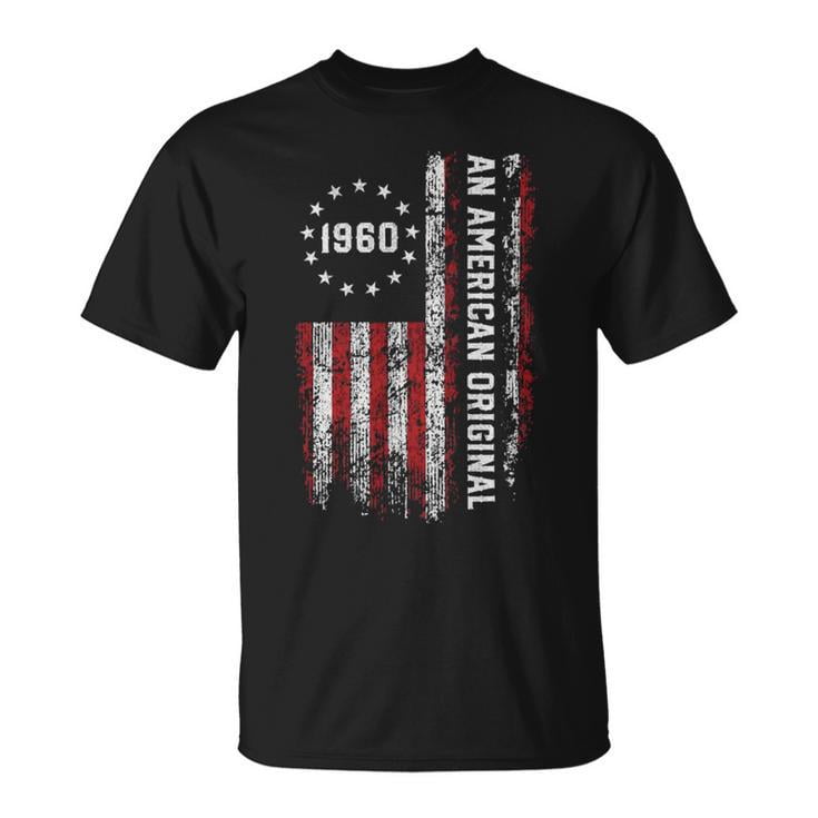 1960 An American Original T-Shirt for Men – Vintage Retro Graphic Tee ...
