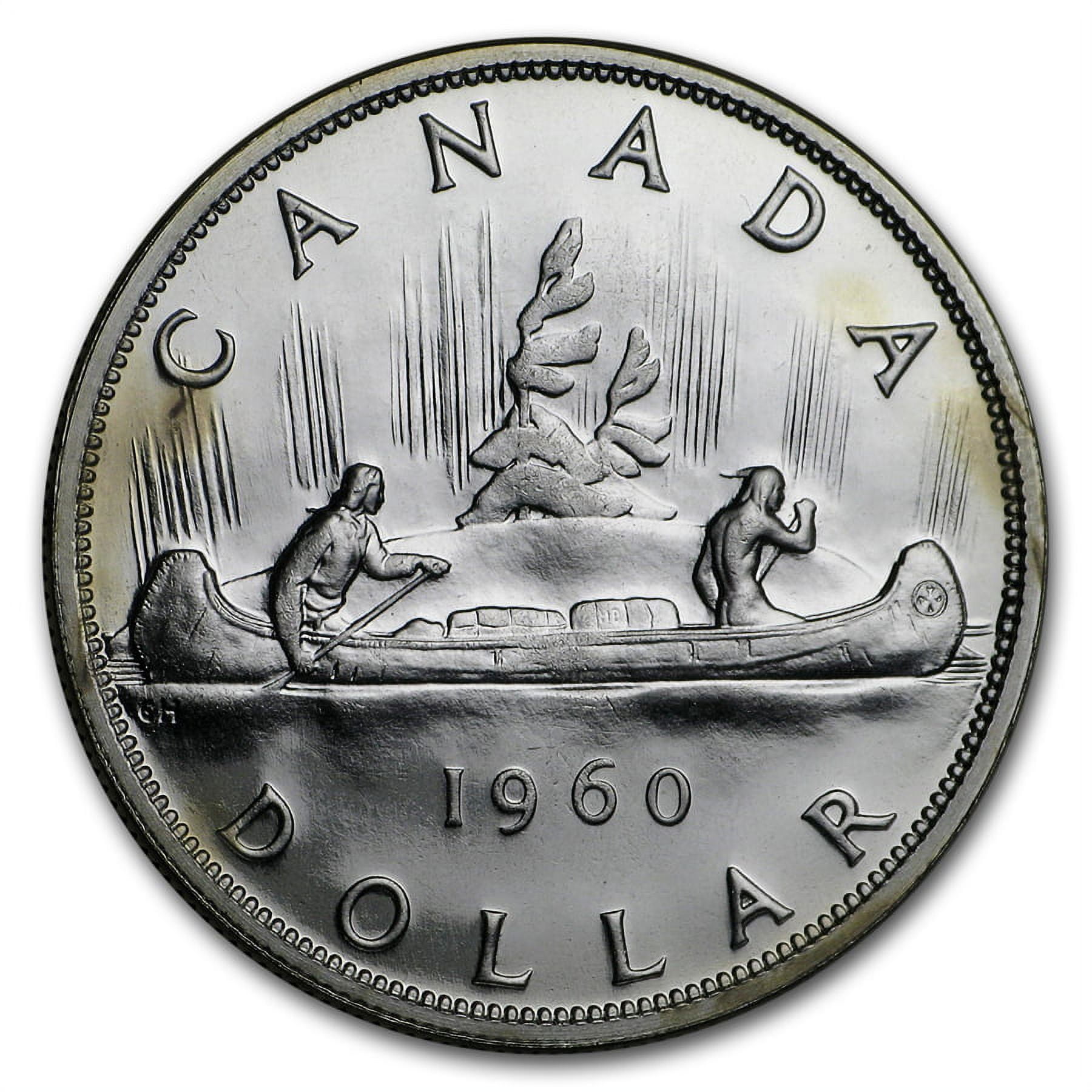 1960 Canada Silver Dollar BU/Prooflike - Walmart.com