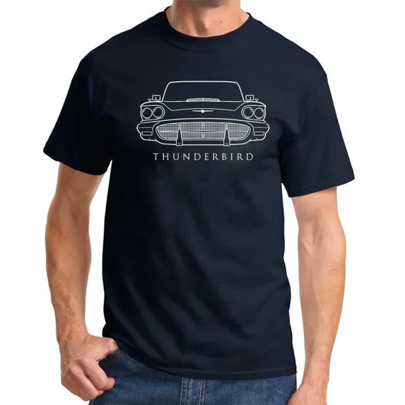1960 Ford Thunderbird Classic Front End Design Tshirt NEW - Walmart.com