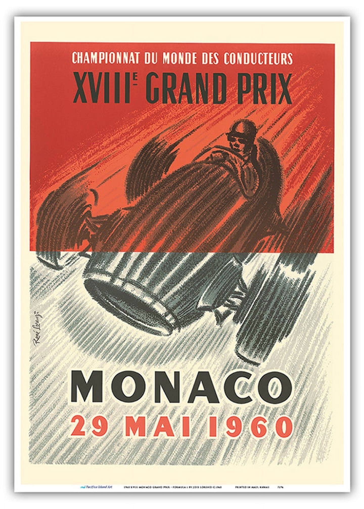 1960 XVIII Monaco Grand Prix - Formula 1 - Drivers World Championship ...