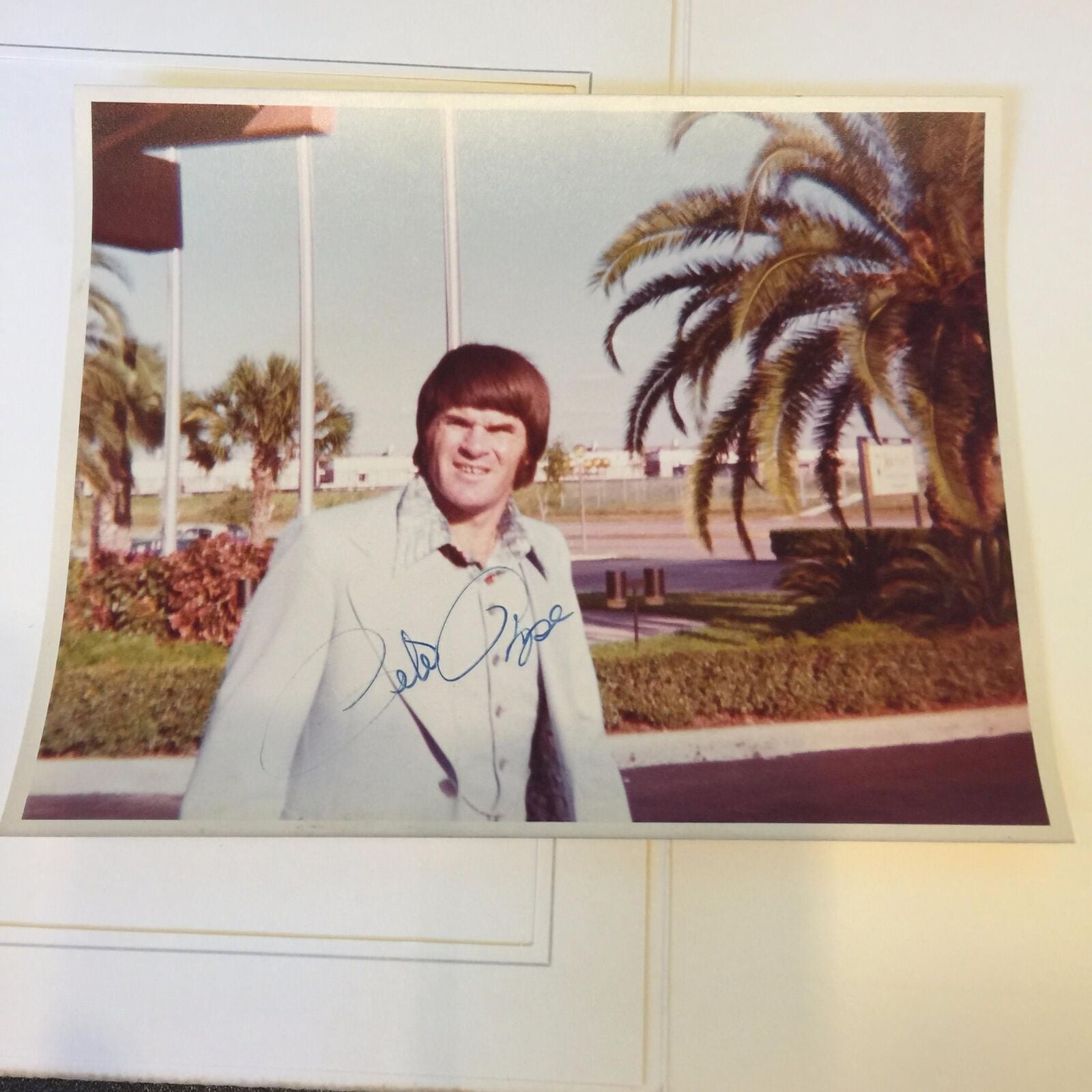 1960's Pete Rose Rose Rookie Era Signed Original Studio 8x10 Photo With ...